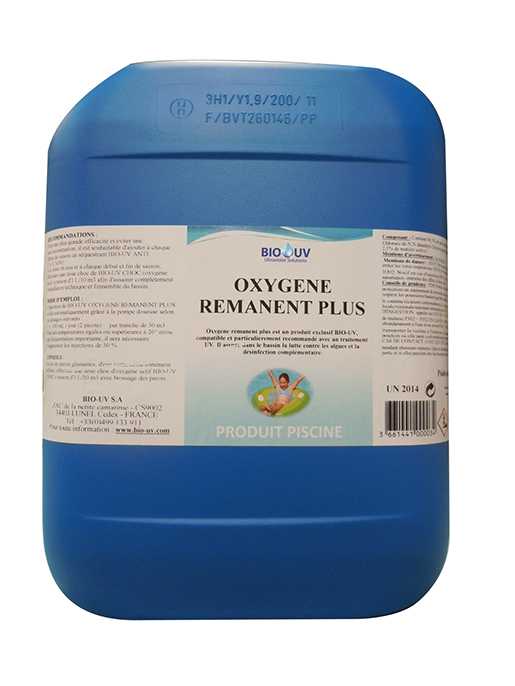 Bio UV Oxyg ne Remanent 20L LES PRODUITS DE TRAITEMENT POUR PISCIN